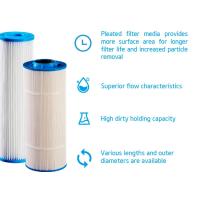 China High Filtration Accuracy and Temperature Industrial Cartridge Filters for sale