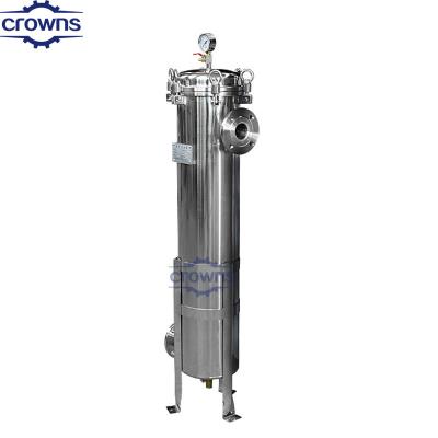 China Stainless Steel 304 316l Multi Bag Filter Housing for Liquid, Oil, Wine, Beer, Honey, Syrup Bag Filters for Water Treatm for sale