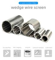 China Square Wedge Wire Screen Filter Rating 27%-80% Filter Mesh Packaging on Pallet for sale