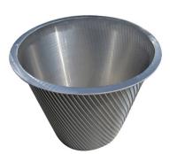 China Stainless Steel Wedge Wire Baskets with High Weave Density and Customized Size for sale