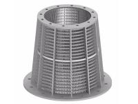China Reliable Wedge Wire Baskets 2.03mm Slot Width for Various Applications for sale