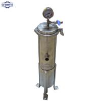 China SS 304/316L Stainless Steel Magnetic Single Multi Cartridge Filter Housing for wine oil water treatment unit 10 20 30 40 for sale