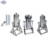 China SS 304/316L Stainless Steel Magnetic Single Multi Cartridge Filter Housing for wine oil water treatment unit 10 20 30 40 for sale