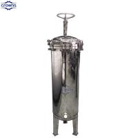 China stainless steel SS 304/316L multi bag filter housing for food and honey for sale
