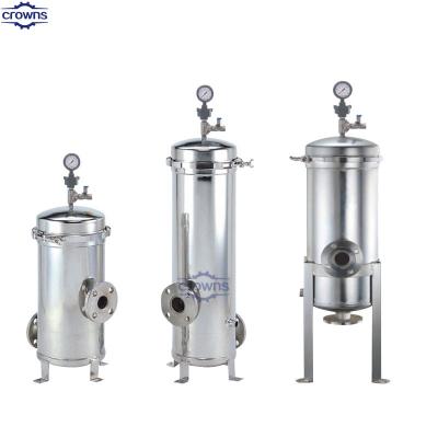 China Supply Cartridge Filter Housing Stainless Steel Precision Filter for Water Treatment for sale