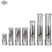 China Stainless Steel Micro Porous Pleated Cartridge Filter Housing for sale
