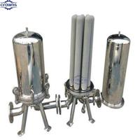 China Stainless Steel Micro Porous Pleated Cartridge Filter Housing for sale