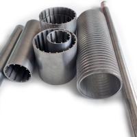 China 1 Piece MOQ Wedge Wire Screen with Square Profile and Polishing for sale