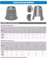 China Efficient Filtration with Stainless Steel Wedge Wire Baskets 3.2mm Slot Length for sale