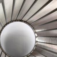 China Length 0.25m-3m 0r As Requirment and Polishing Johnson Wedge Wire Screens for sale