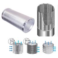 China Length 0.25m-3m 0r As Requirment and Polishing Johnson Wedge Wire Screens for sale