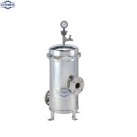 China Stainless Steel SS304 Multi Cartridge Water Filter Housing Reverse Osmosis Water Treatment for sale