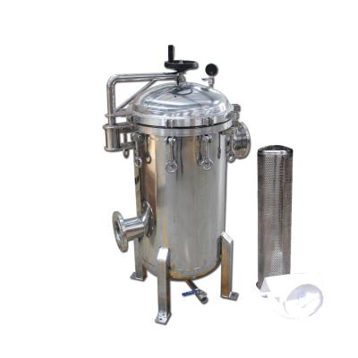 China 0.22um Filtration Precision Multi Cartridge Filter Housing 10 Cartridge Diameter 2.5 for sale