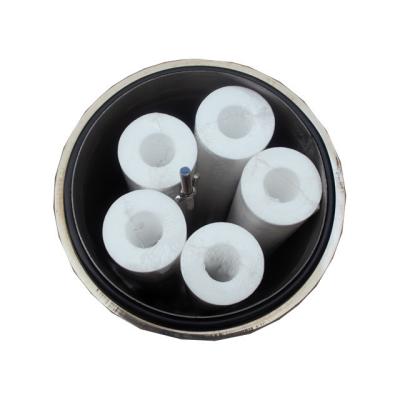 China 5um Filtration Precision Multi Cartridge Filter Housing with Stainless Steel Material for sale