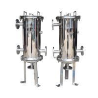 China 5um Filtration Precision Multi Cartridge Filter Housing with Stainless Steel Material for sale