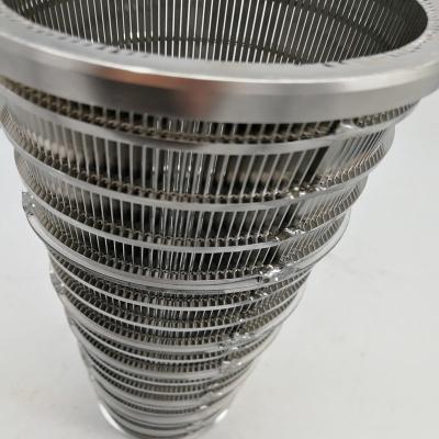 China Top-Quality Wedge Wire Baskets 2.03mm Wire Diameter 3.2mm Slot Length 38.5% Open Area for sale