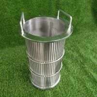 China 2.03mm Wire Diameter Wedge Wire Baskets - Industrial Filtering for sale