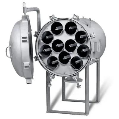 China Max. Temperature 200°F Multi Cartridge Filter Housing 1um Filtration Inlet/Outlet 2 for sale