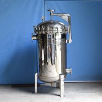 China Max.operating pressure 6.0bar Stainless Steel Bag Filter Housing for Bag Filter for sale