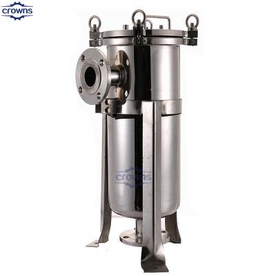 China High Quality and High Grade Side Entry Polishing Stainless Steel Bag Filter Housing for sale