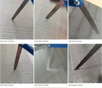 China Wooden Case Packaging for Wedge Wire Screen Wire size 1.5x2mm Slot Opening 0.02mm-15mm for sale