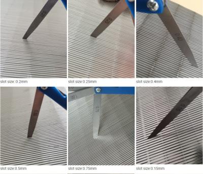 China Wooden Case Packaging for Wedge Wire Screen Wire size 1.5x2mm Slot Opening 0.02mm-15mm for sale
