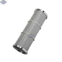 China Customize Stainless Steel Wedge Wire Mesh Filters with Round Perforated Pipe/Tube for sale