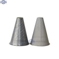 China Customize Stainless Steel Wedge Wire Mesh Filters with Round Perforated Pipe/Tube for sale