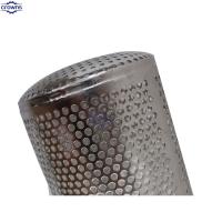 China Stainless Steel Wedge Wire V-Shaped Mesh Water Well Screen round Perforated Pipe/Tube with Johnson V Wire Self Cleanin for sale