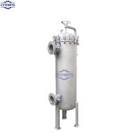 China Stainless Steel Water Filter Housing for Liquid/Gas/Particles/Bacteria Filtration for sale