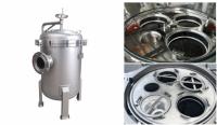 China Durable Stainless Steel Bag Filter Housing With 1/4NPT Vent 2-10bar Pressure Rating for sale