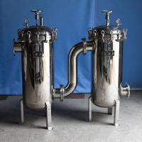 China Durable Stainless Steel Bag Filter Housing With 1/4NPT Vent 2-10bar Pressure Rating for sale