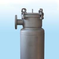China 27%-80% Filter Mesh Stainless Steel Bag Filter Housing with PVC Filters for sale