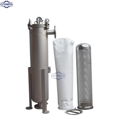 China Stainless Steel Multi Bags Filter Housing Industrial Water Filters For Food Industry for sale