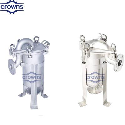 China Multi Bags Filter Housing With 1-14 Inch Inlet & Outlet for Food Industry for sale
