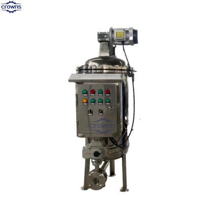 China Industrial chemical filtration automatic self cleaning filter housing machine for sale