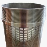 China 1 Piece Wedge Wire Screen Customized Slot Opening Length 0.25m-3m for sale