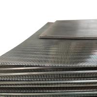 China Welded End Connection Johnson Wedge Wire Screens Galvanized For Durability for sale