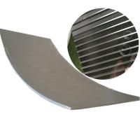 China Square Profile Wedge Wire Screen 0.5m-2.0m Width Wooden Case Packaging for sale