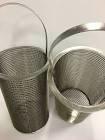 China 2.03mm Wire Diameter Wedge Wire Baskets With High Weave Density And Twill Weave for sale