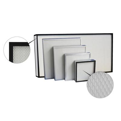 China Panel Or Box Type Construction Industrial HEPA Filter - 99.97% Efficiency for sale