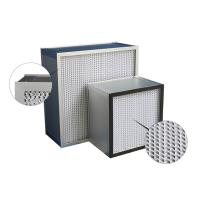 China Panel Or Box Type Construction Industrial HEPA Filter - 99.97% Efficiency for sale