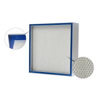 China Panel Or Box Type Construction Industrial HEPA Filter - 99.97% Efficiency for sale
