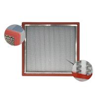 China Panel Or Box Type Construction Industrial HEPA Filter - 99.97% Efficiency for sale
