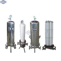 China Ss 304/316L Stainless Steel Single Multi Cartridge Filter Housing For Wine Oil Water Treatment Industrial Water Filter for sale