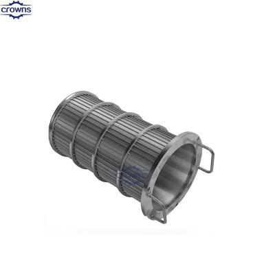 China High quality v wedge wire screen 200 micron johnson strainer screen pipe for sale