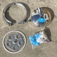 China Compact Stainless Steel Bag Filter Housing 25-350 Mircon Rating 1/4NPT Vent for sale