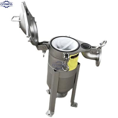 China High Tech Intelligent Wholesale Polishing Fluid Equipment Stainless Steel Side Entry Bag Filter Housing for sale