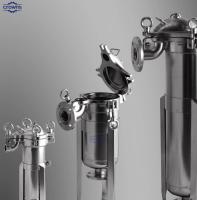 China Stainless Steel Multi Bag Water PP Cartridge Filter Housing 20 Inches 5 Cores For Water Treatment for sale