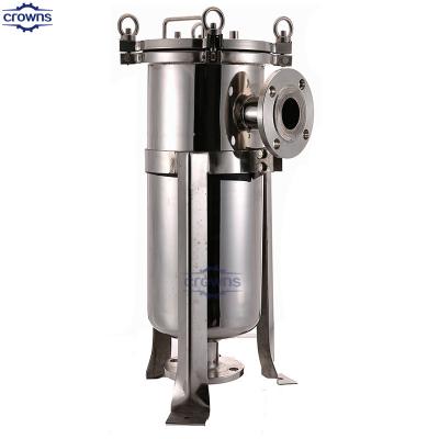 China 304/316 SS Industry Stainless Steel Multi Bag Filter Housing Stainless Steel Depth Filter for sale